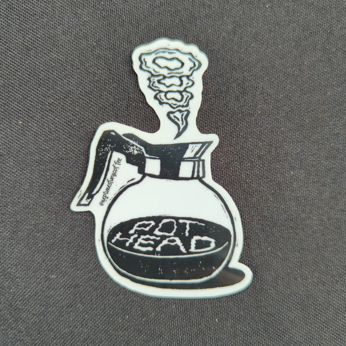 Pot Head Sticker – Neptune's Fury Coffee Co.